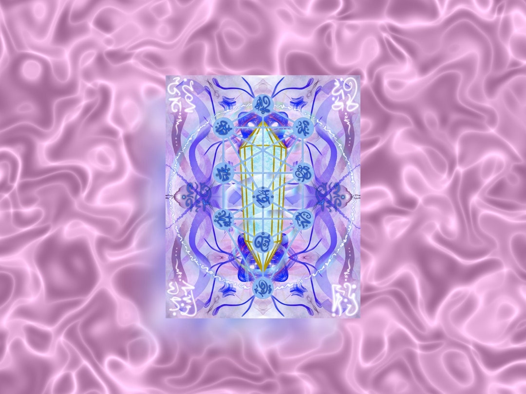 I AM Pleiadian Light Language Digital Art Print | Light Code ...
