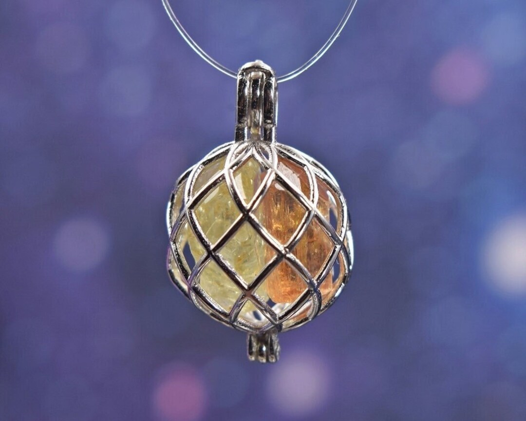 Brazilian Gem Imperial Topaz and Heliodor Beryl Sterling Silver ...