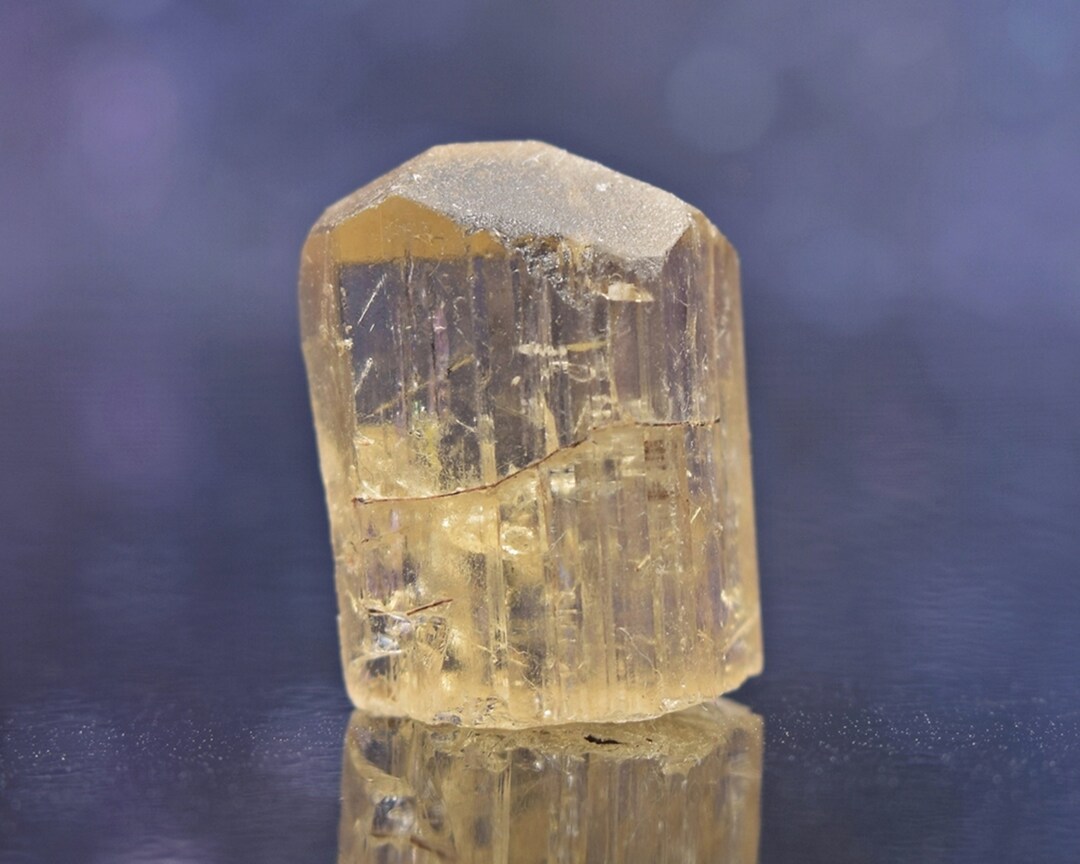 Beautiful Golden Gem Scapolite From Tanzania | Terminated | Rare | 24 ...