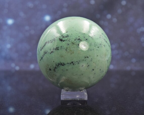 Rare Polished Transvaal Jade Sphere from South Africa | Etsy