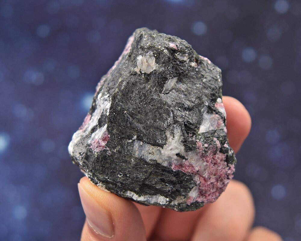 Eudialyte with Aegirine and Matrix from Canada Rare | Etsy