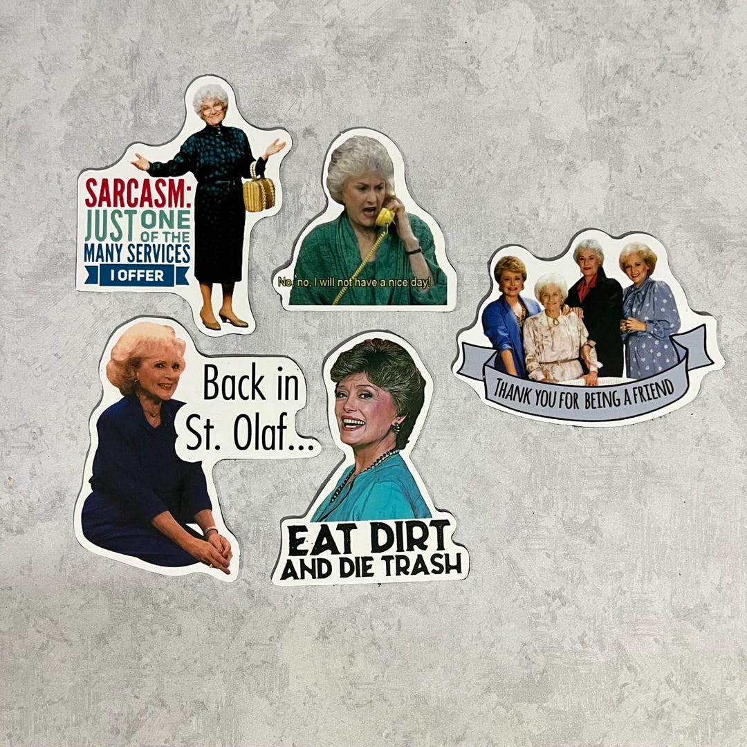 The Golden Girls Magnets Fridge Magnets Gift Magnets 5 Magnets - Etsy