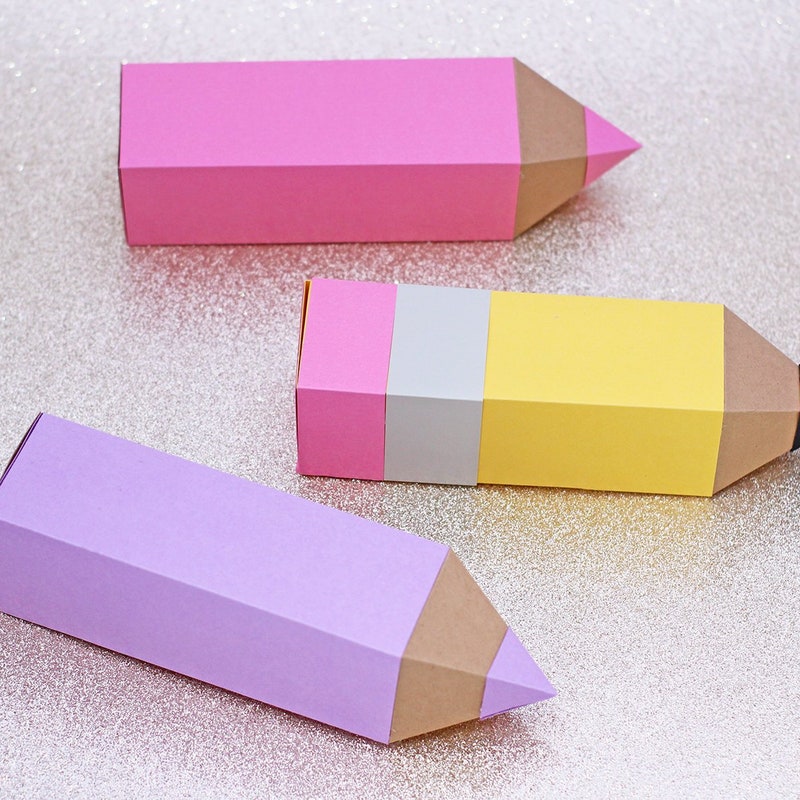 Pencil Box Svg - Etsy