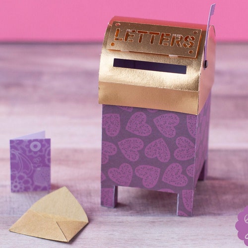 3D Mini Mailbox SVG Cut File Mini Letters SVG File Post - Etsy