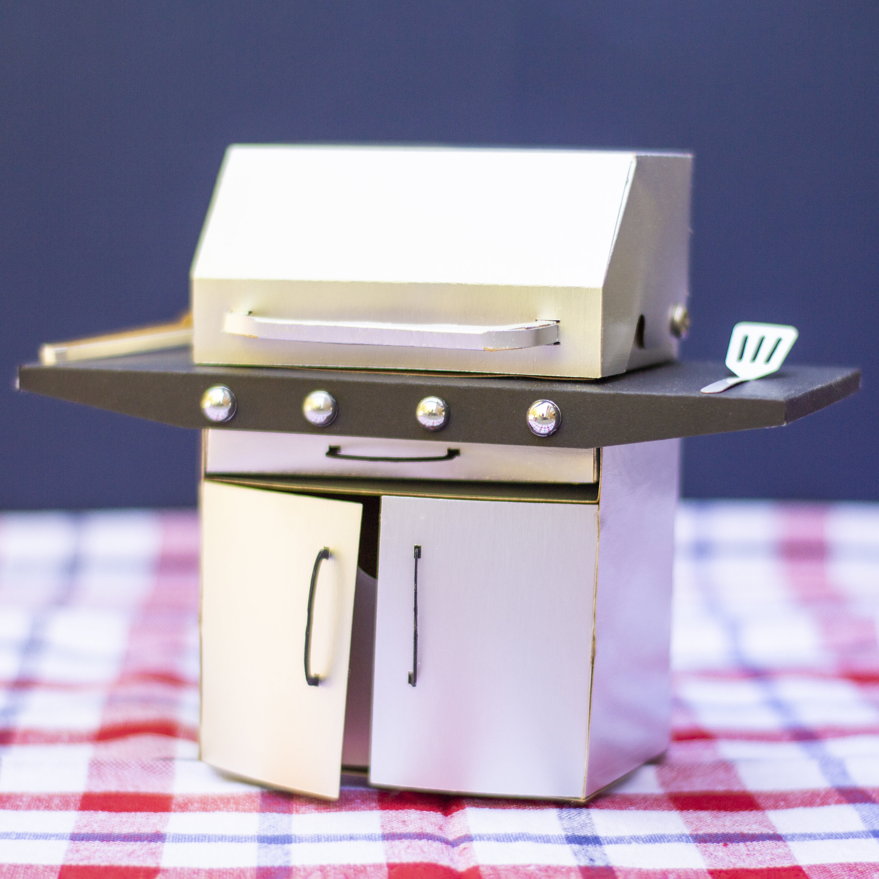 3D Grill Gift Box Barbecue Grill Gift Card Holder SVG Cut - Etsy