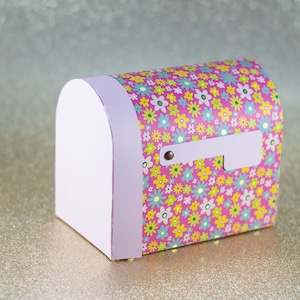 3D Mailbox SVG Cut File, Mailbox Treat Holder for Valentine's Day ...