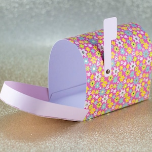 3D Mailbox SVG Cut File, Mailbox Treat Holder for Valentine's Day ...