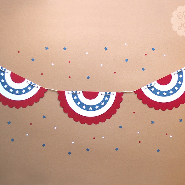 4th of July Bunting - Etsy
