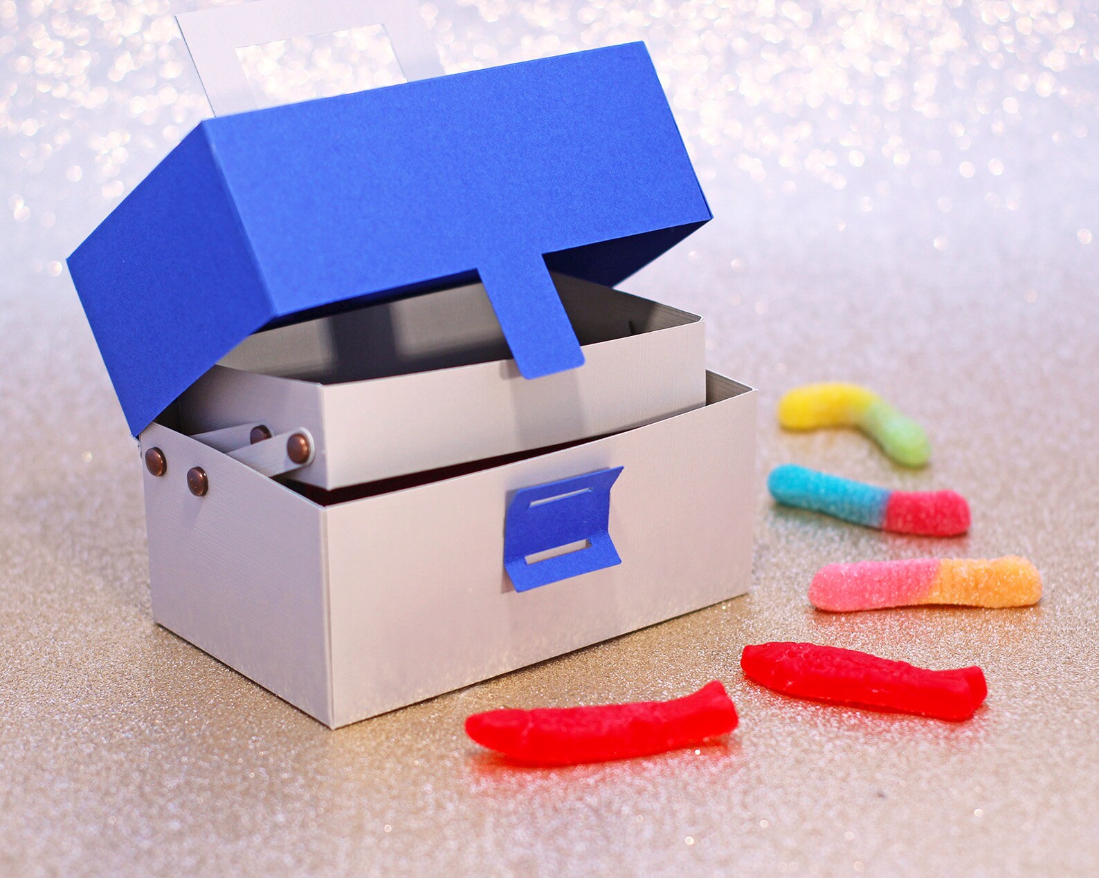 SVG File: 3D Fishing Tackle Box Gift Box / Treat Box / Gift Card Holder ...
