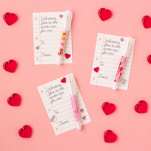 Printable Valentines With Cute Mini Notebook Paper "valentine, You're ...