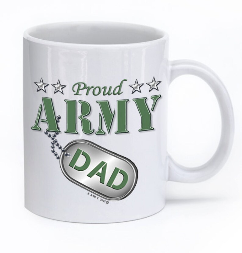 Personalized Proud Army Dad Photo Mug 11oz or 15oz | Etsy
