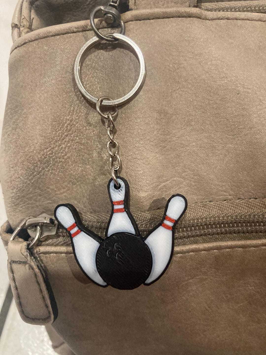 Ten Pin Bowling Keyring Perfect for Your Keys, Handbag and Much More - Etsy