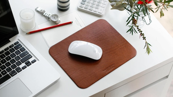 Leather Mouse Pad Mouse Pad Personalized Australian Gift | Etsy