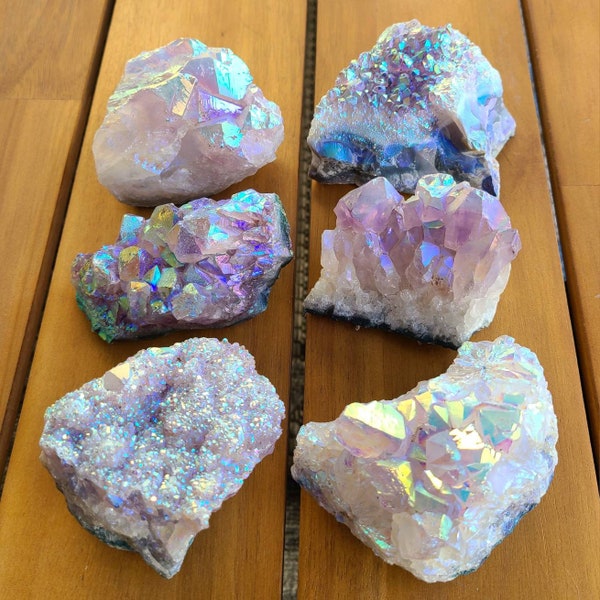 Ruby Aura Quartz - Etsy