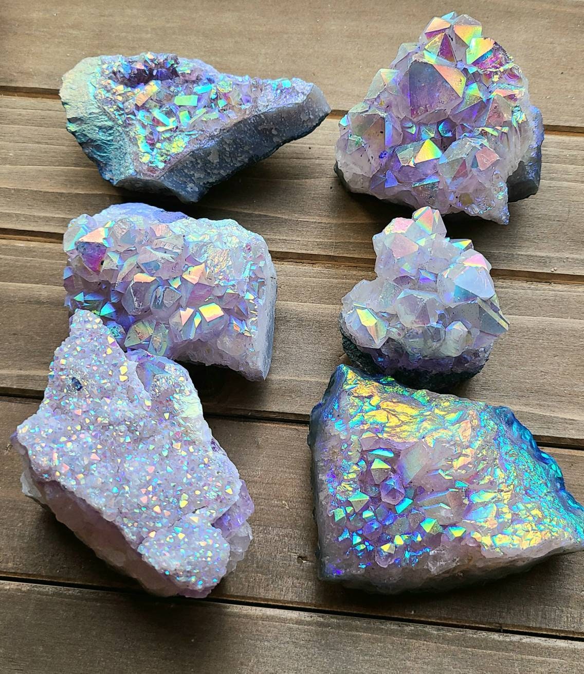 Amethyst Aura Cluster Raw Crystal Cluster Angel Aura - Etsy