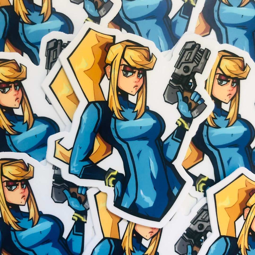 Zero Suit - Samus Sticker - Etsy