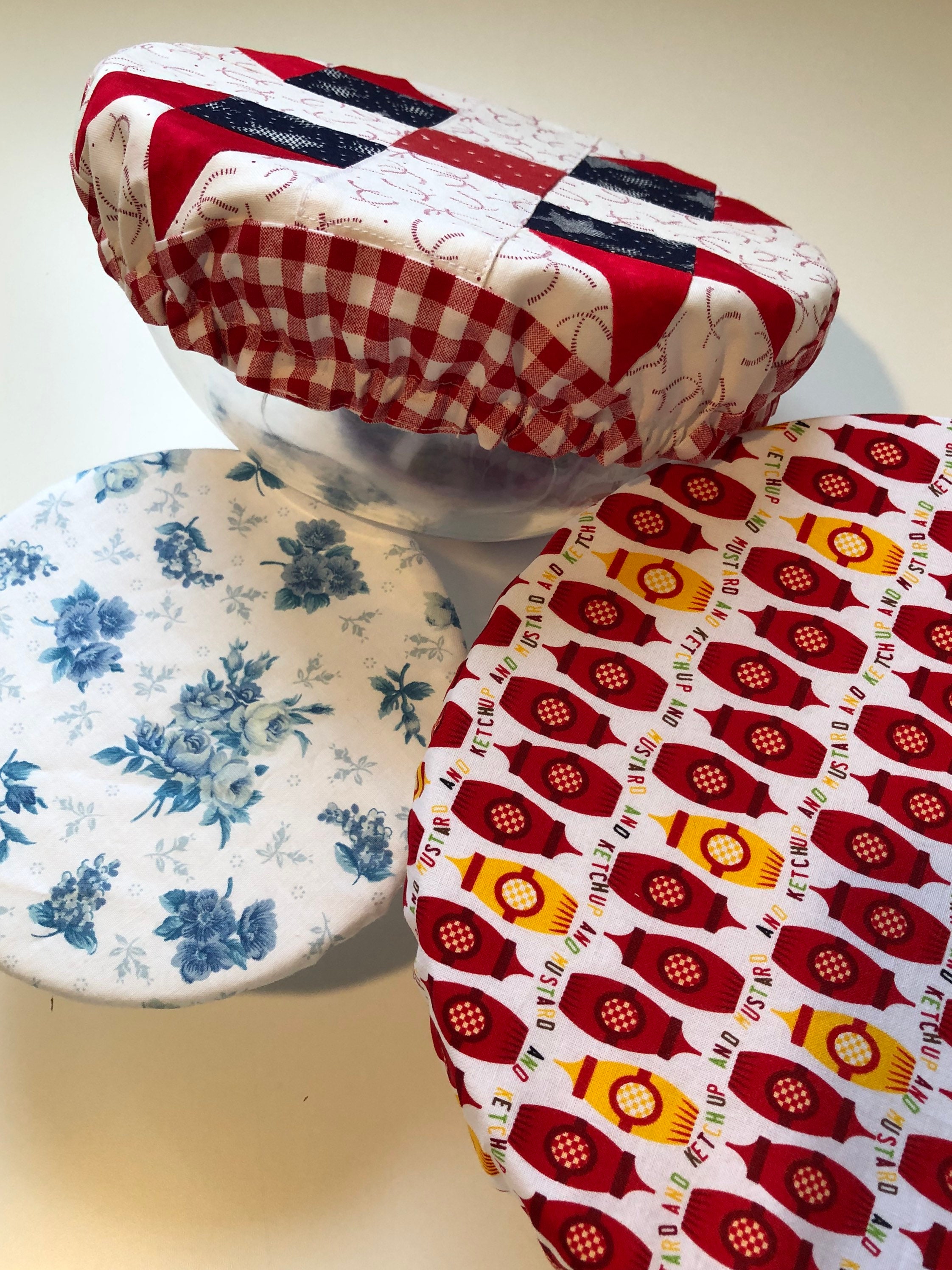 Printable Sewing Pattern for Fabric Bowl Cover (digital Download ...