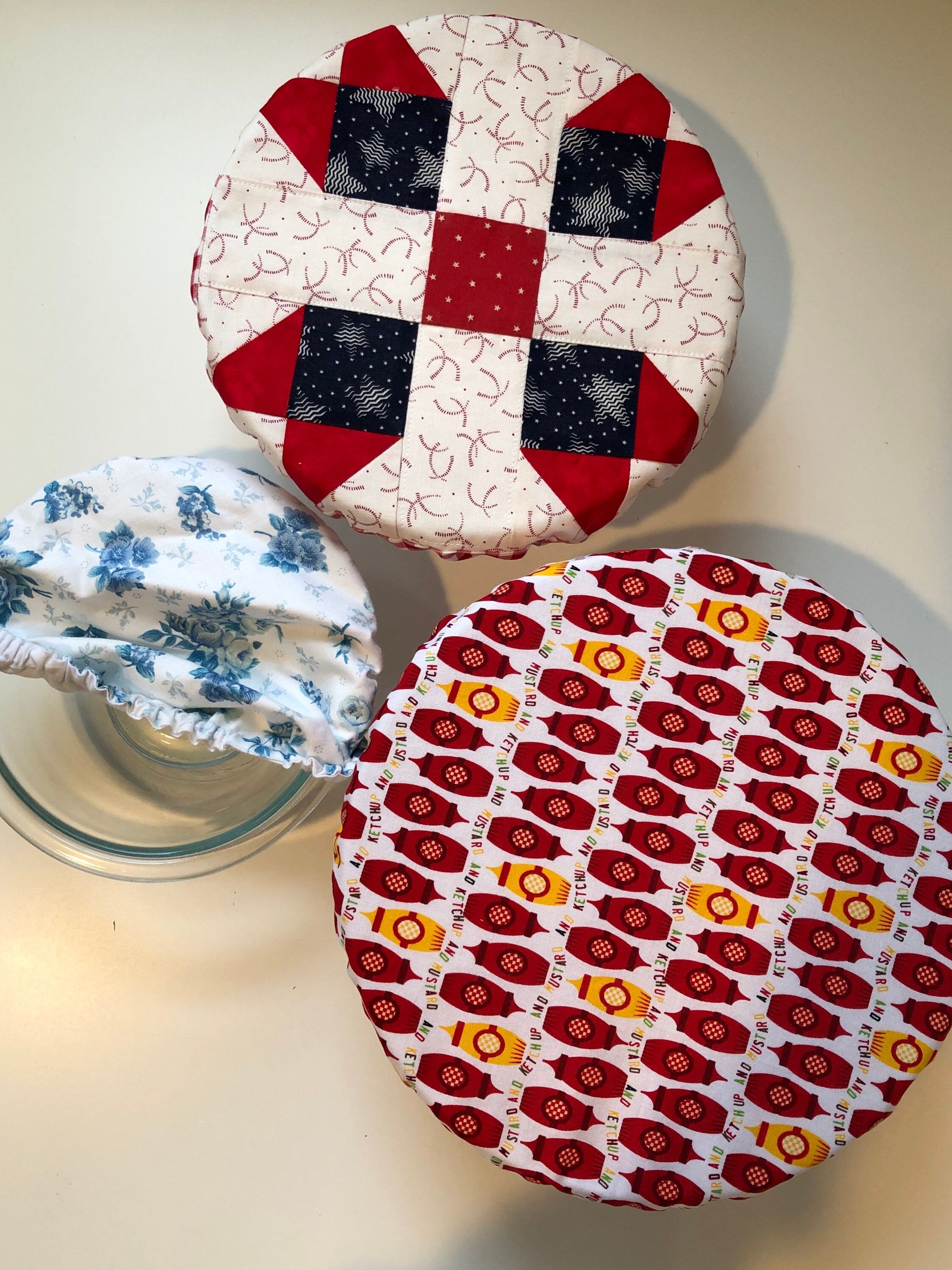 Sewing Pattern for Fabric Bowl Covers (paper Copy Mailed) - Etsy