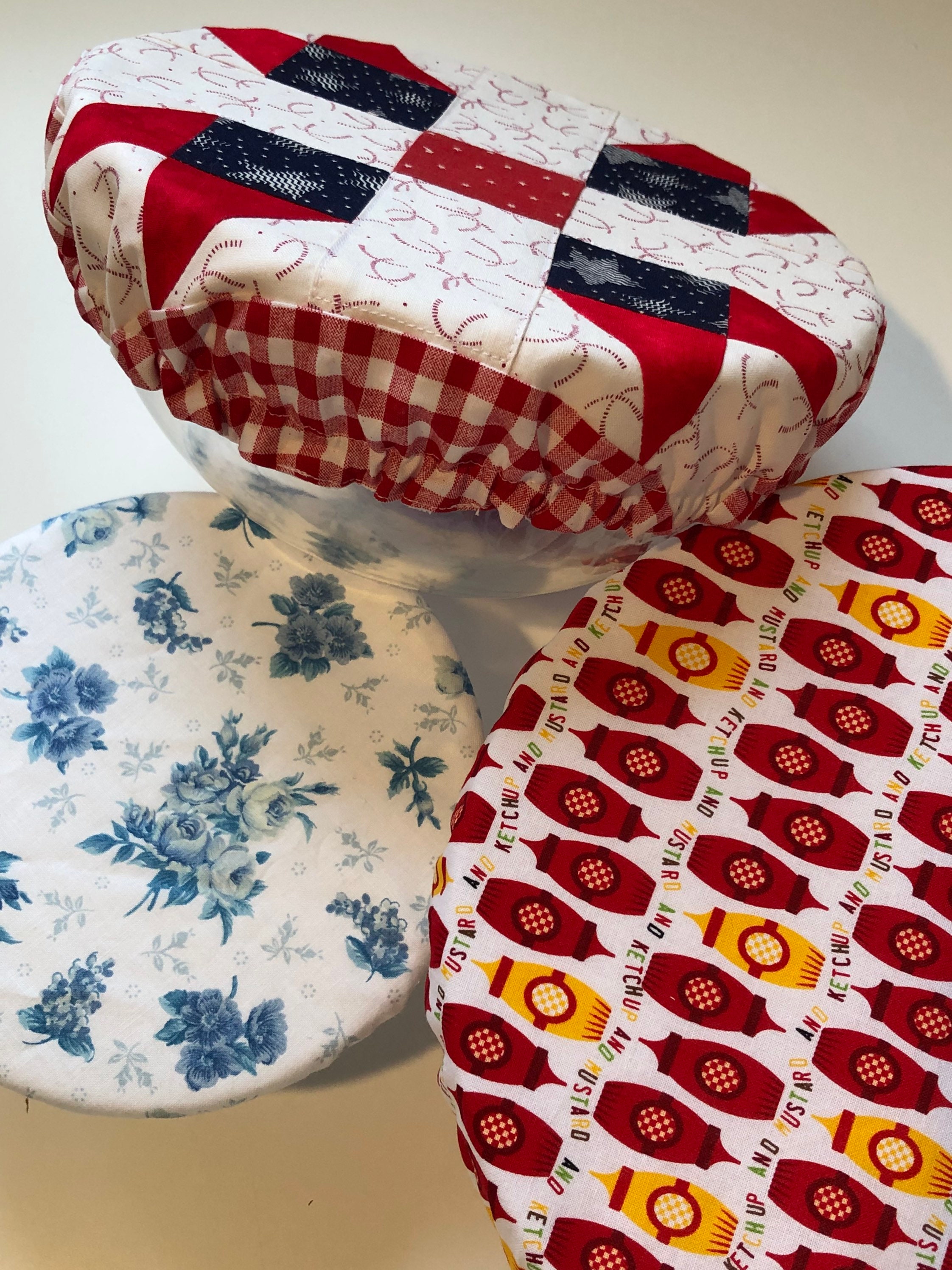 Sewing Pattern for Fabric Bowl Covers (paper Copy Mailed) - Etsy