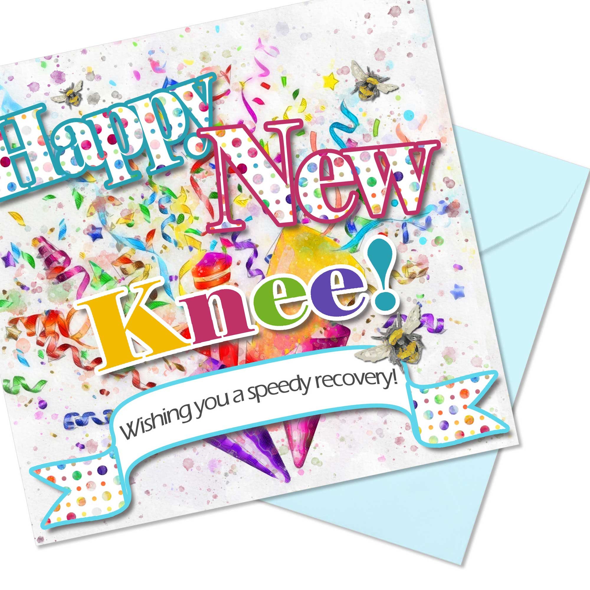 Knee Replacement Get Well Soon Card-happy New Knee – Knee Surgery ...