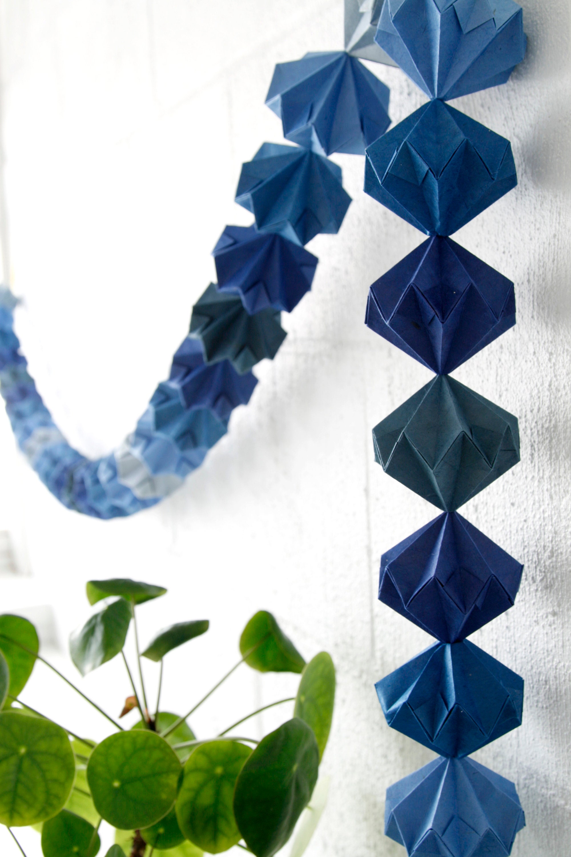 Handmade Origami Diamond Garland | Etsy