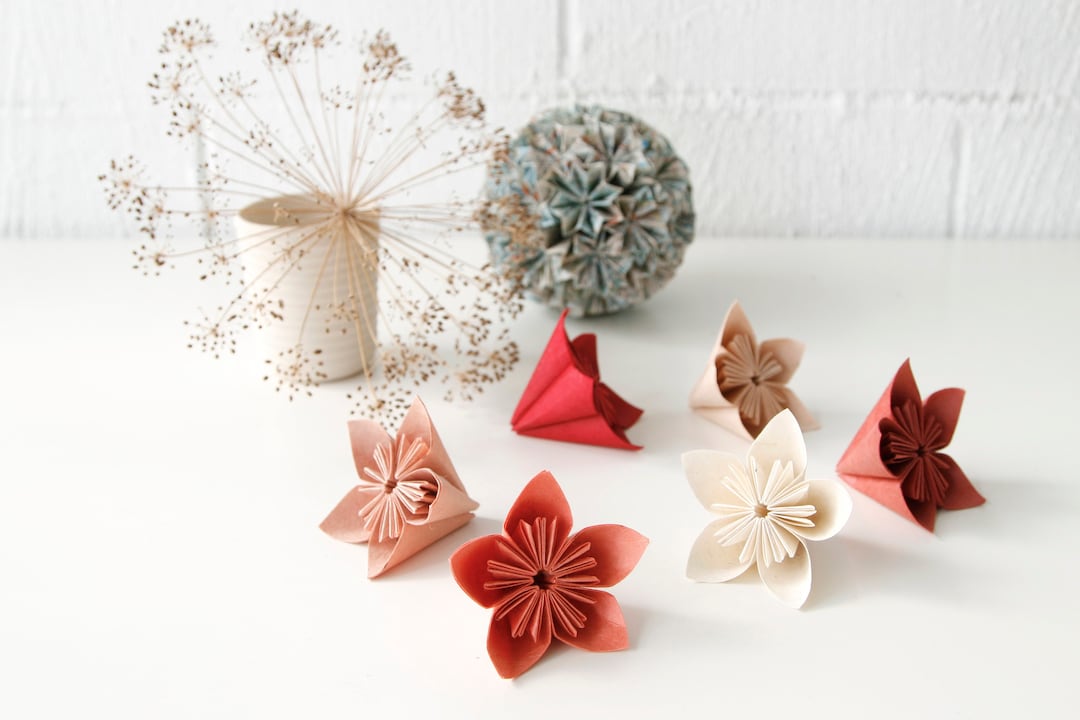 Origami Paper Flowers - Etsy