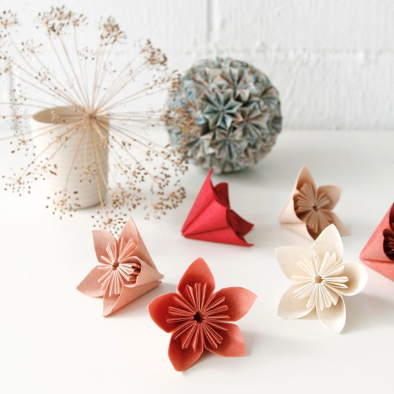 Origami Flowers - Etsy