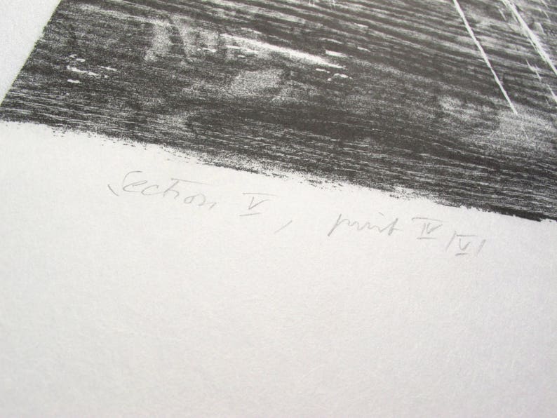 Woodcut en papel Kozo de Volkhardt Muller. Exeter portfolio - Etsy España