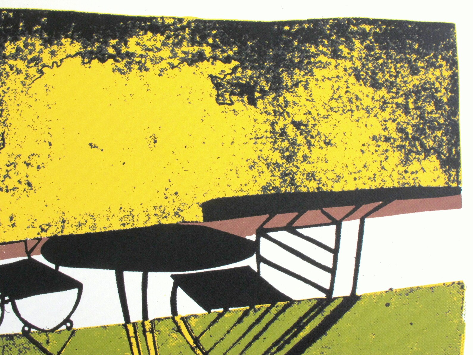 Cafe Life Screenprint by Simon Ripley. Rare Limited Edition - Etsy