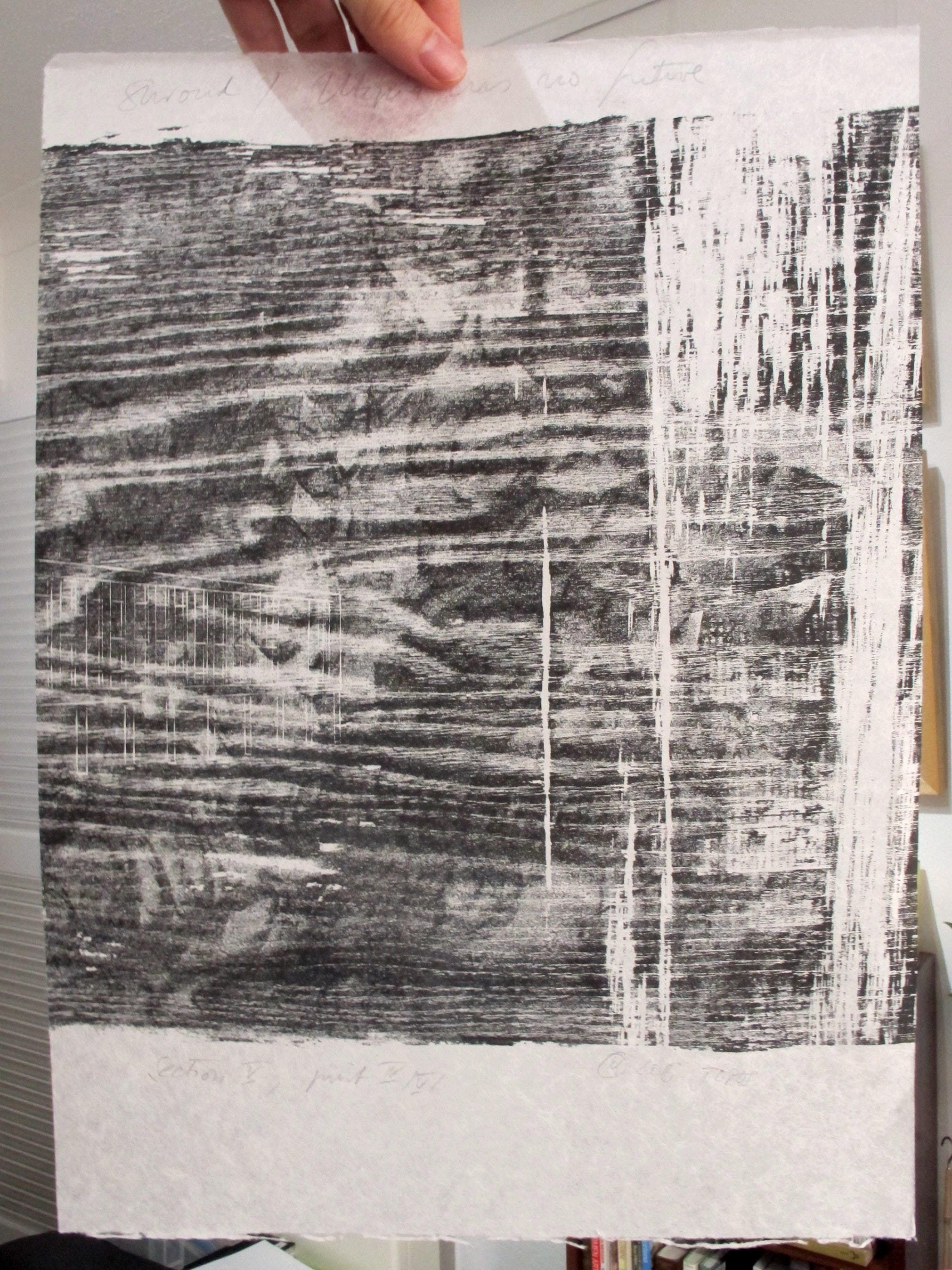 Woodcut on Kozo paper by Volkhardt Muller. Exeter Portfolio sold by ...