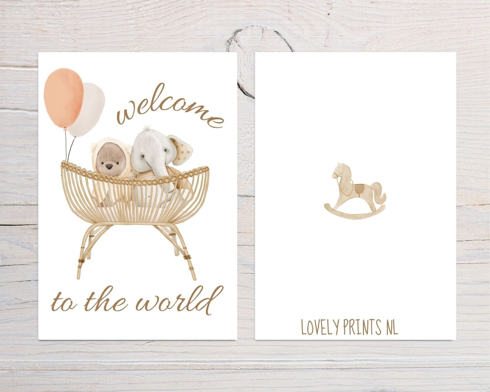 Printable New Born Baby card gender neutral baby birth card - Etsy France