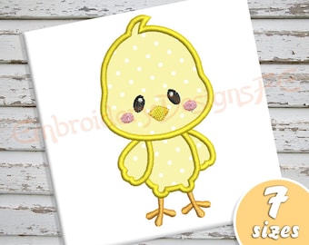 Chick embroidery | Etsy