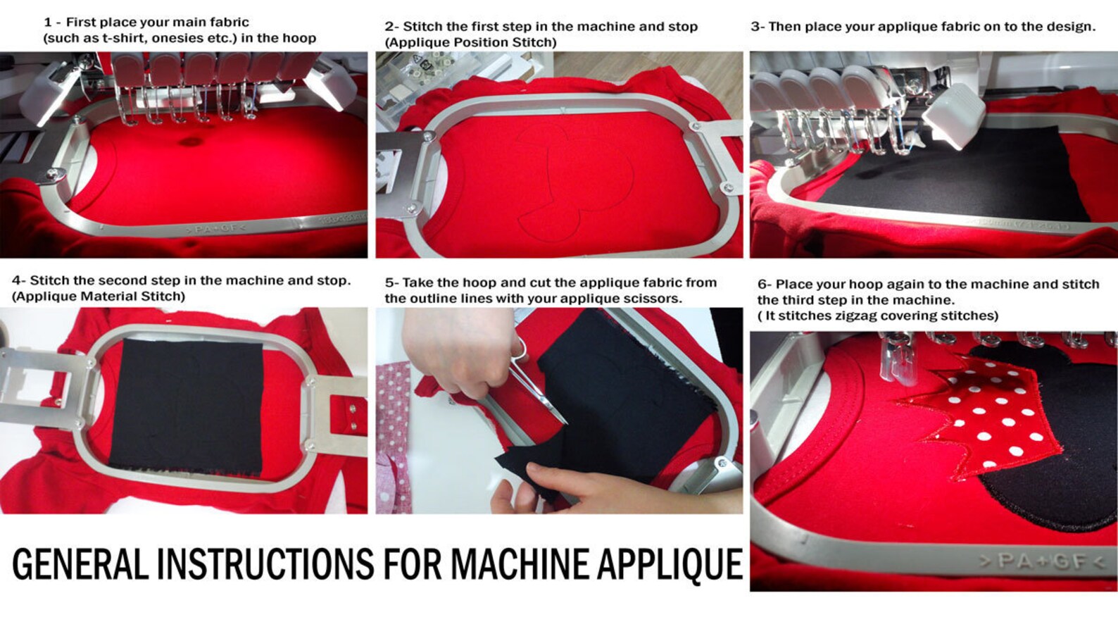 Pocket Applique Design 5 Sizes Machine Embroidery Design | Etsy