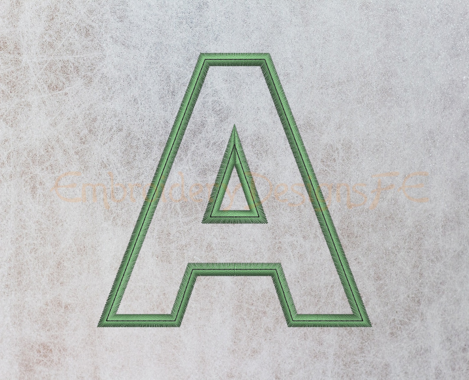 Bold Applique Alphabet, Capital & Lowercase Alphabet, Thick Applique ...