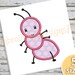 Ant Applique Design 5 Sizes Machine Embroidery Design File - Etsy