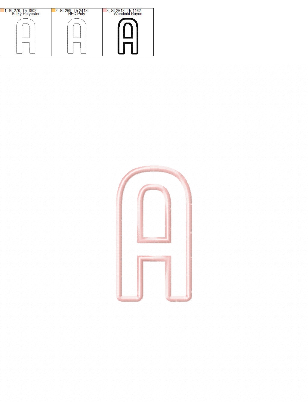 Applique Alphabet, Capital & Lowercase Letters, Embroidery Font ...