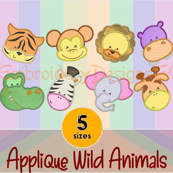 Animal Applique - Etsy