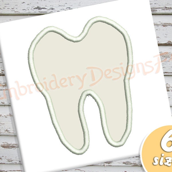 Tooth Applique - Etsy