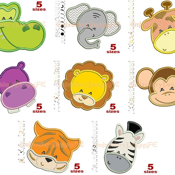 Animal Applique - Etsy