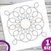 Loops Quilt Block Embroidery Design - 19 Sizes - Run & Triple Stitch ...