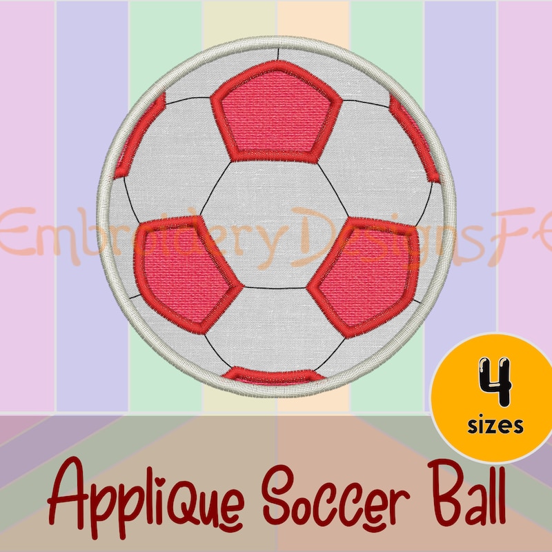 Soccer Applique - Etsy