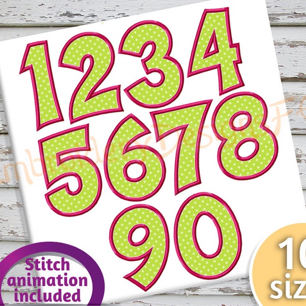 Embroidery Numbers - Etsy