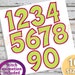 Numbers 0-9 Set Applique 10 Sizes Machine Embroidery - Etsy