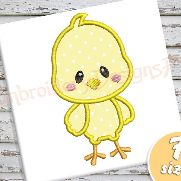 Chick Applique - Etsy
