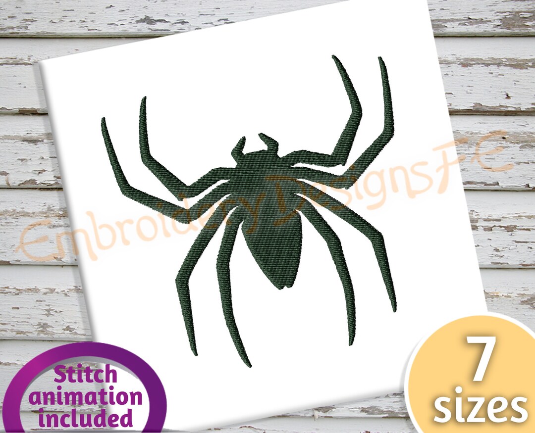 Spider Embroidery Design / Embroidery Spider / Spider Machine - Etsy