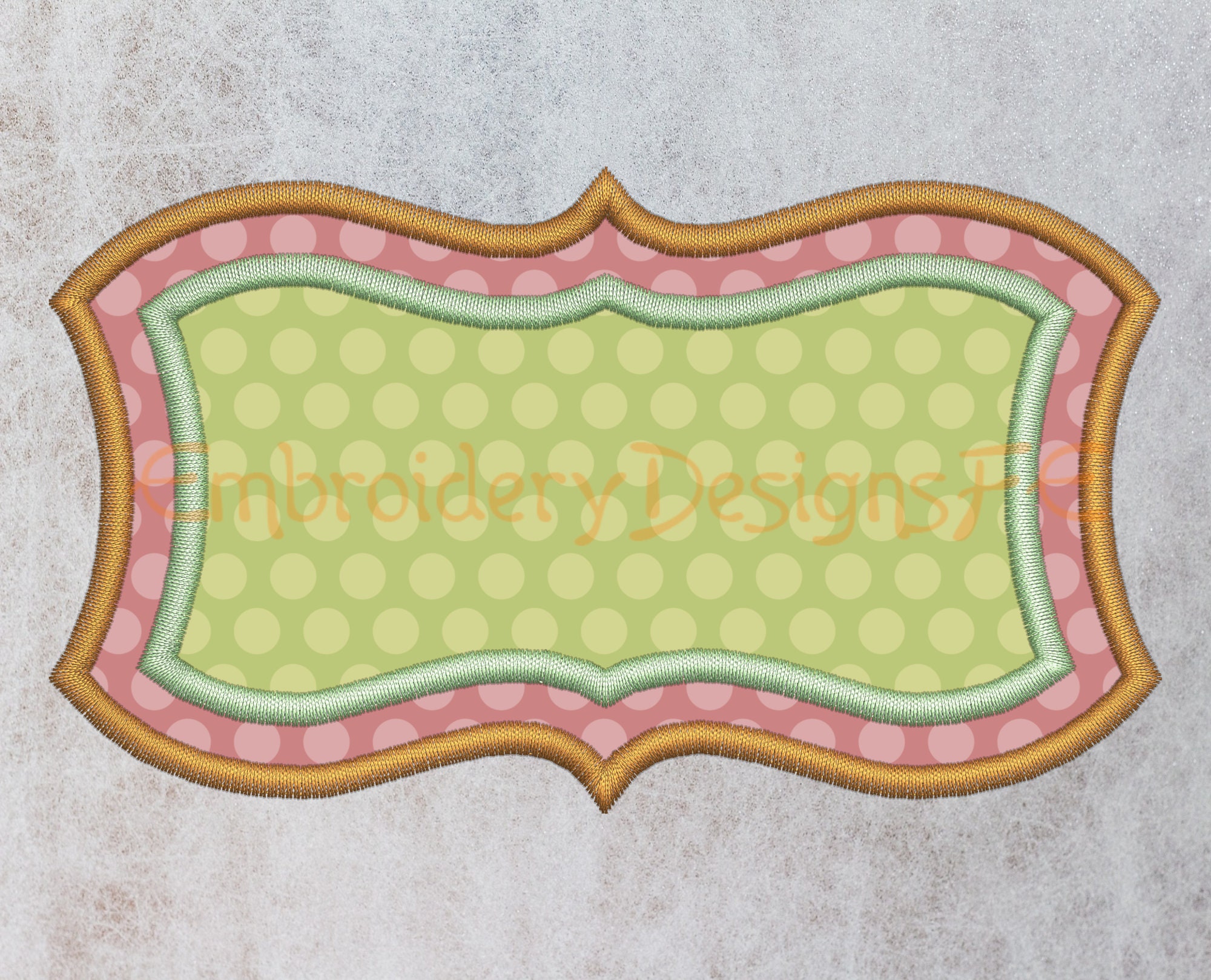 Frame Applique Embroidery Design | Set of 10 Frames | Border & Shape ...