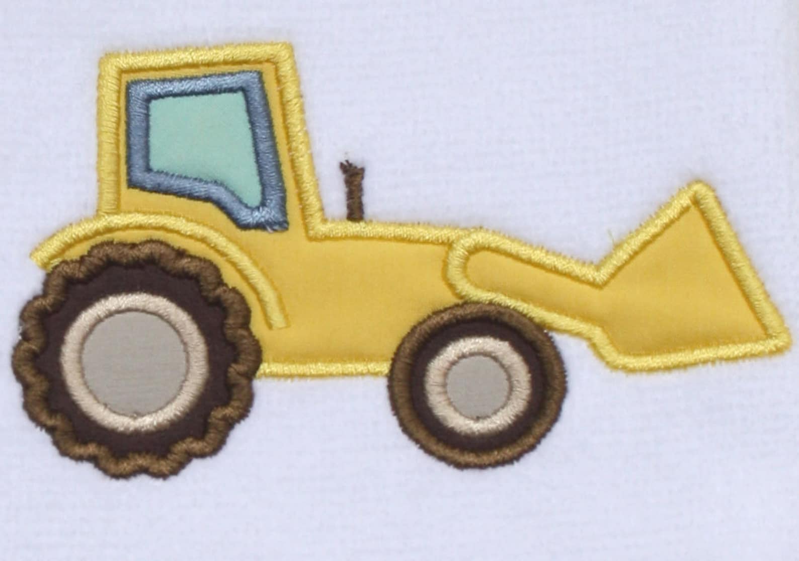 Dozer Applique Design - 5 Sizes - Machine Embroidery Design File - Etsy