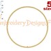 Circle Applique Design 5 Sizes Machine Embroidery Design File - Etsy