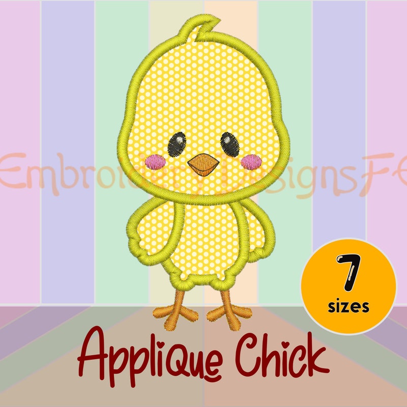 Chick Applique - Etsy