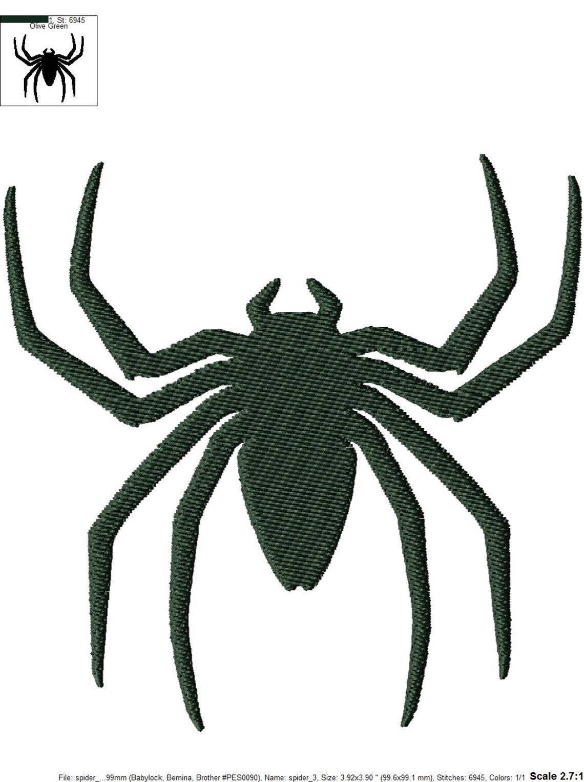 Spider Embroidery Design / Embroidery Spider / Spider Machine | Etsy